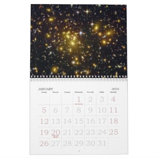 Beautiful Space and NASA images Calendar | Zazzle