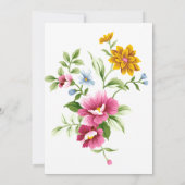 Beautiful Spring Flowers Wedding Invitation | Zazzle