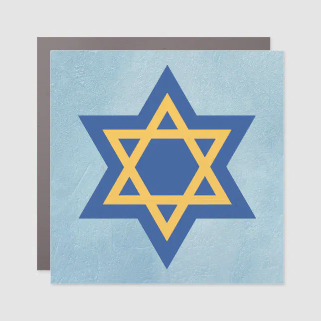 Beautiful Star of David Car Magnet | Zazzle