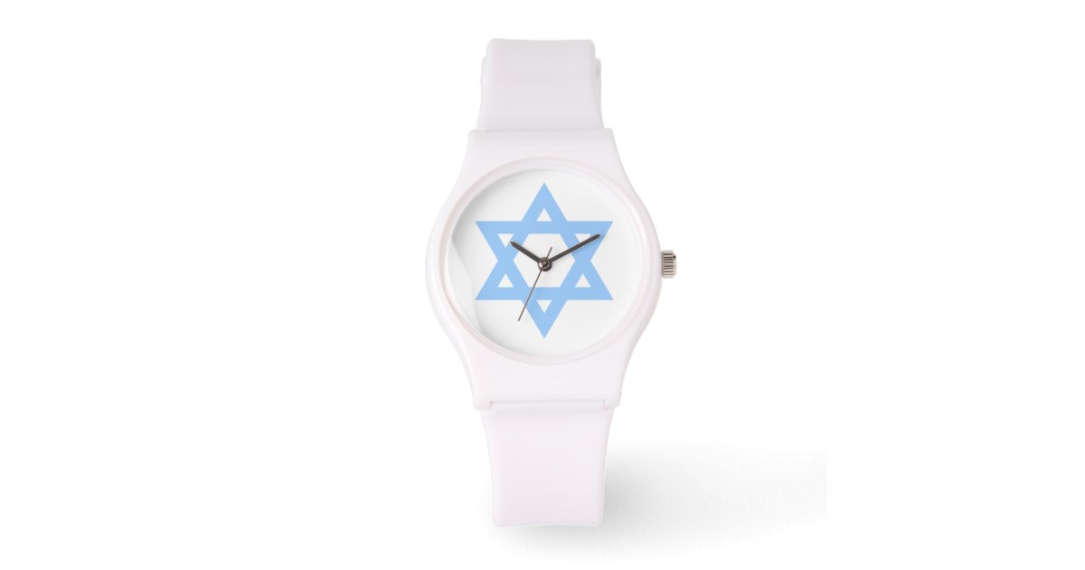 Beautiful Star of David Wristwatch | Zazzle