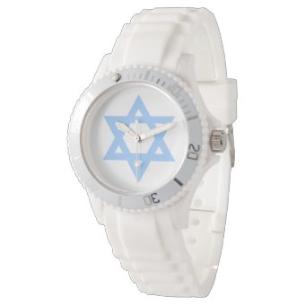 Beautiful Star of David Wristwatch | Zazzle