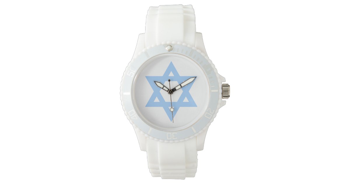 Beautiful Star of David Wristwatch | Zazzle