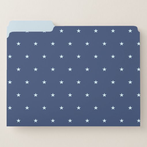 Beautiful Star Pattern File Folder | Zazzle