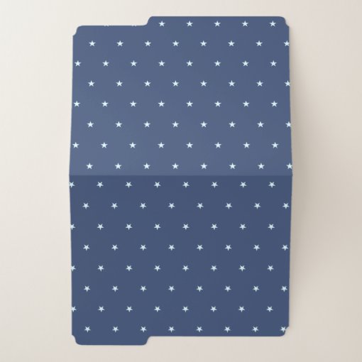 Beautiful Star Pattern File Folder | Zazzle