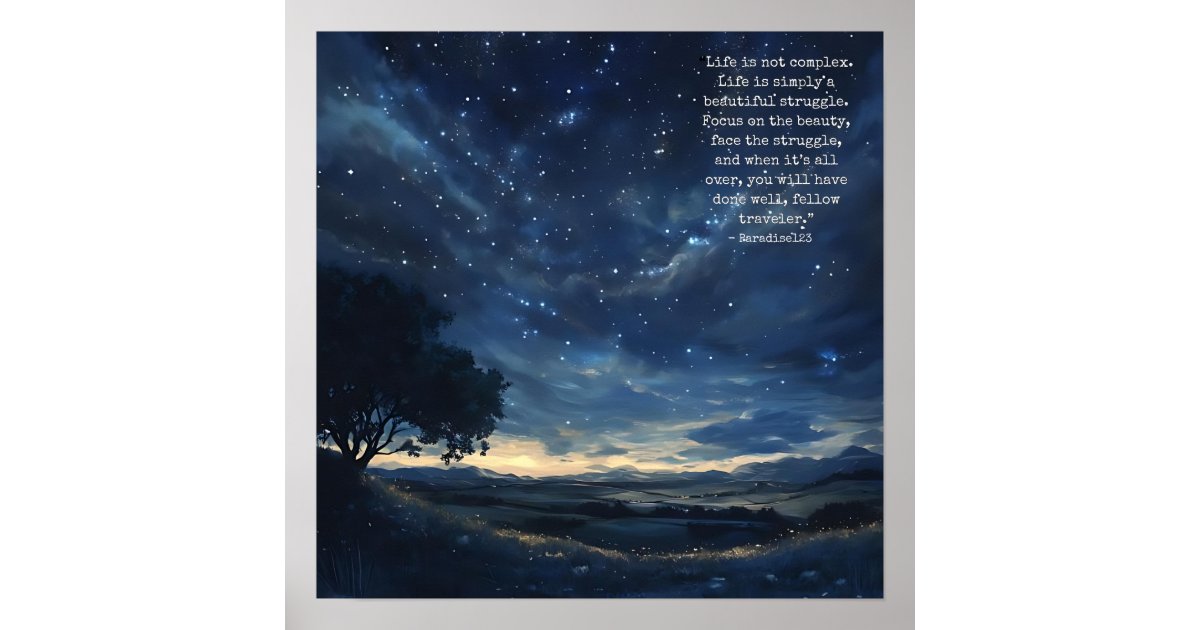 Beautiful Struggle Poster | Zazzle