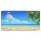 Beautiful Summer Beach 2 License Plate | Zazzle