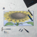 Beautiful Sunflower Desk Mat | Zazzle