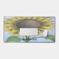 Beautiful Sunflower Desk Mat | Zazzle