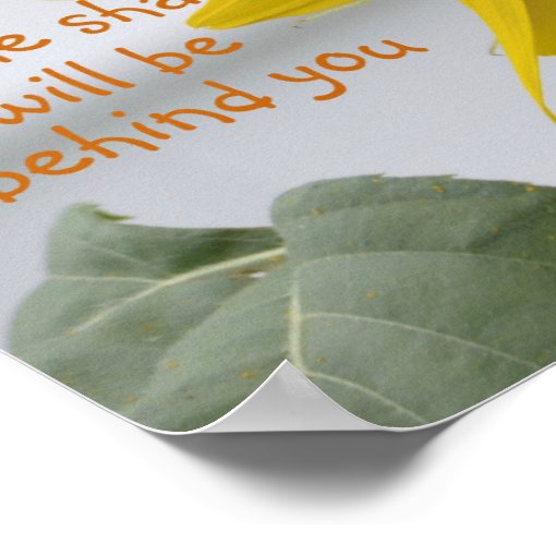 Beautiful Sunflower Motivational Poster | Zazzle