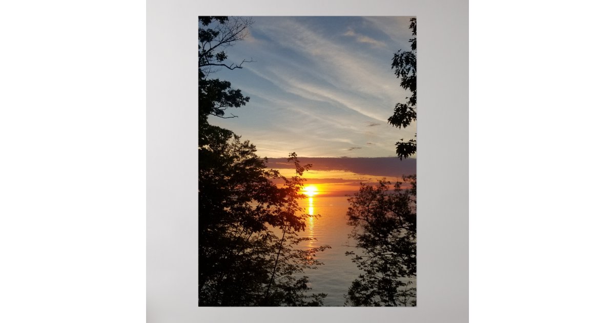 Beautiful Sunset Photo Poster | Zazzle