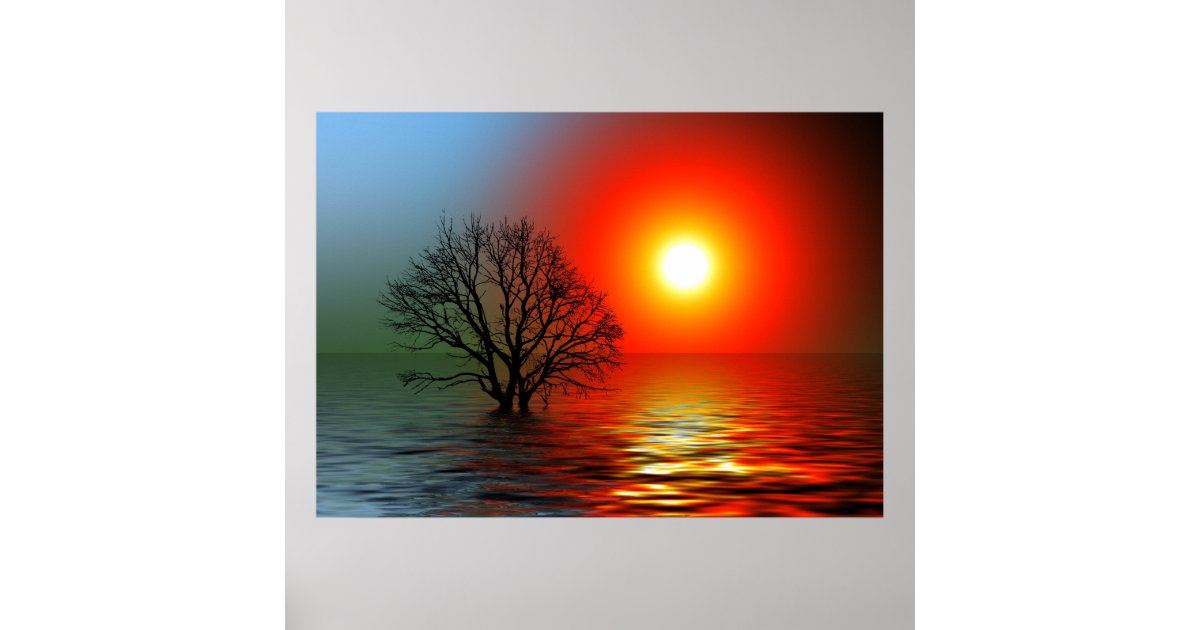 Beautiful Sunset Poster | Zazzle
