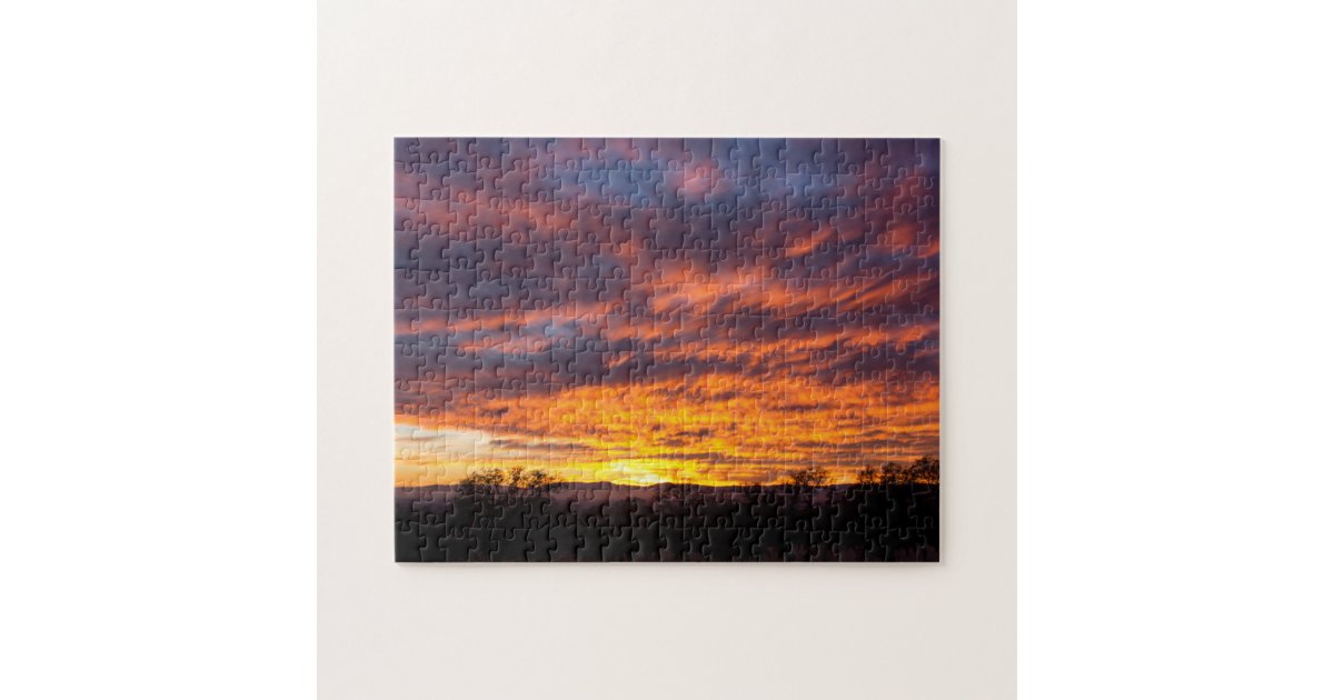 Beautiful Sunset Puzzle | Zazzle