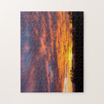 Beautiful Sunset Puzzle | Zazzle