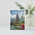 Beautiful Temple Bali Indonesia Postcard | Zazzle