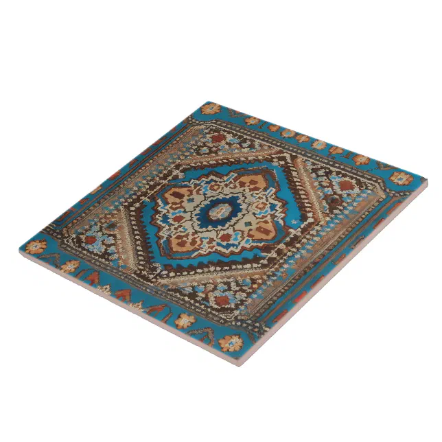 Beautiful Turkish Old Pattern Modern Collection Ceramic Tile | Zazzle
