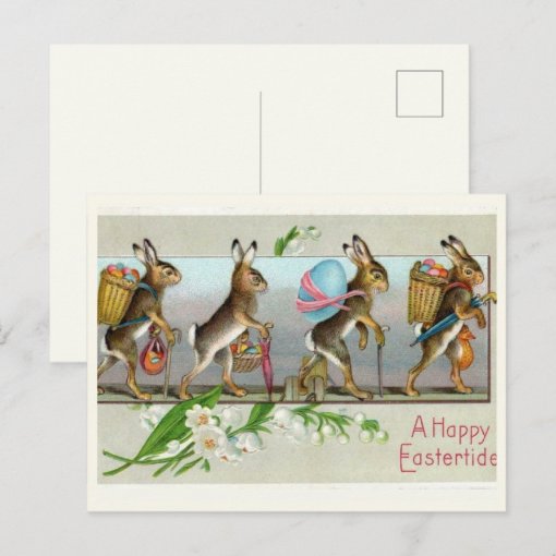 Beautiful Vintage Easter Postcard | Zazzle