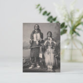 Beautiful Vintage Native American Portraits Postcard | Zazzle
