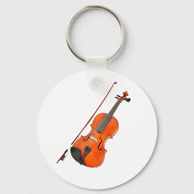 Beautiful Viola Musical Instrument Keychain | Zazzle