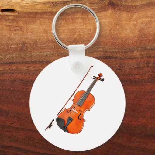 Beautiful Viola Musical Instrument Keychain | Zazzle