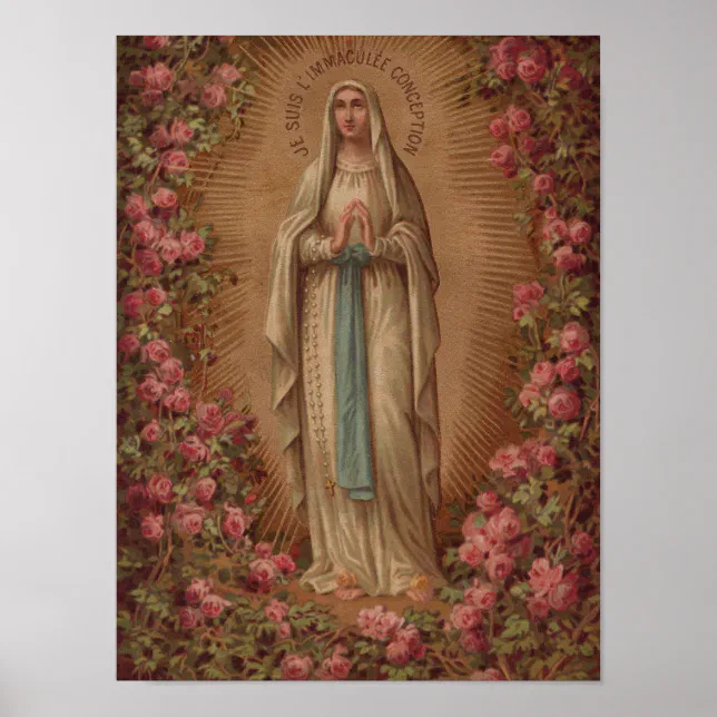 Beautiful Virgin 18x24 Poster | Zazzle