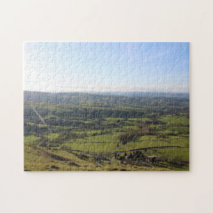 Beautiful Wales Hill View Landscape Welsh Horizon Jigsaw Puzzle | Zazzle