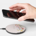 Beautiful Watercolor Wildflower Botanical Garden Wireless Charger | Zazzle