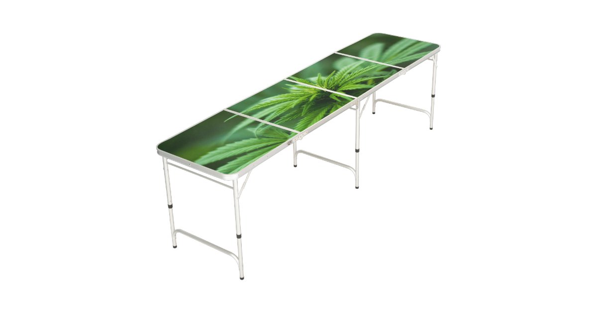 Beautiful Weed Beer Pong Table | Zazzle
