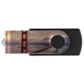 Beautiful winter sunset at Golden Gate Bridge Flash Drive | Zazzle