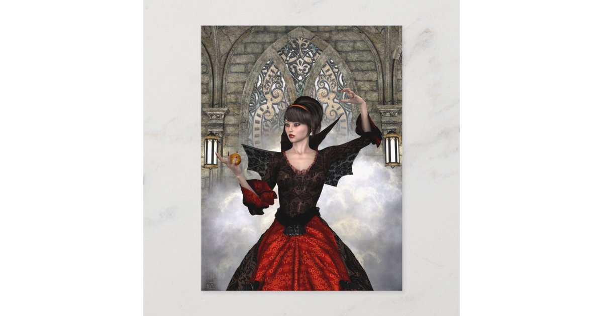 Beautiful Witch Postcard | Zazzle