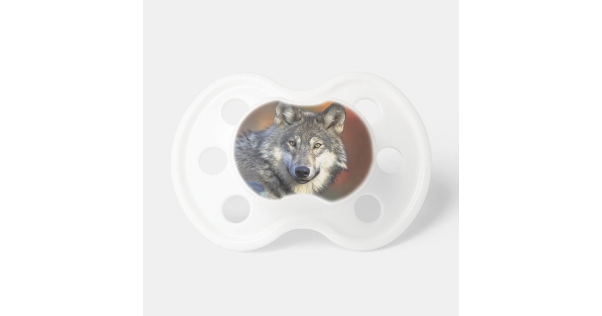 Beautiful Wolf Pacifier | Zazzle
