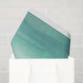 Beautiful Woman Lotus Water Emerald Green Tissue Paper | Zazzle