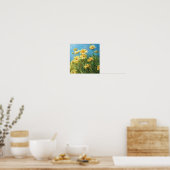 Beautiful Yellow Daisies Poster | Zazzle
