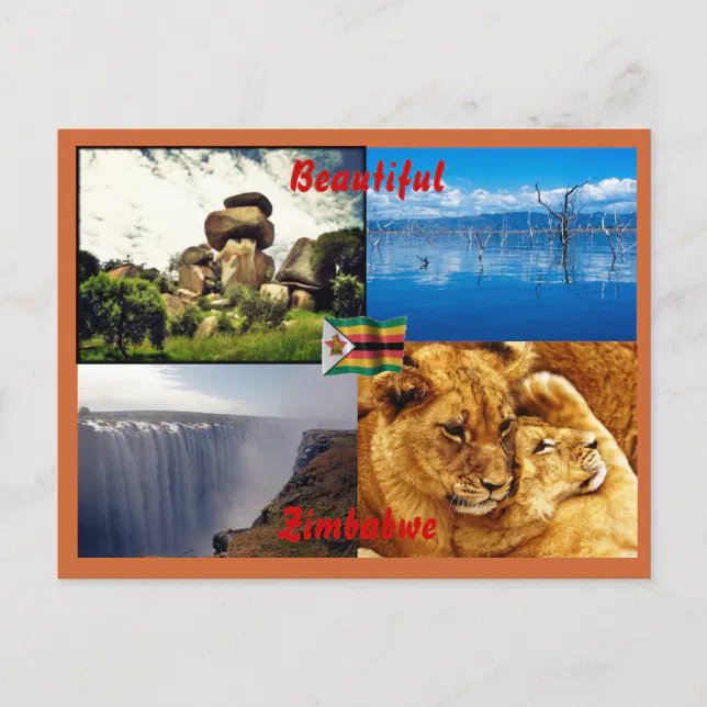 Beautiful Zimbabwe Postcard | Zazzle
