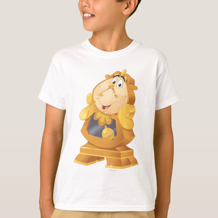 Beauty And The Beast | Cogsworth T-Shirt | Zazzle