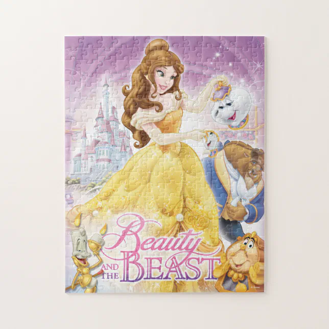 Beauty and the Beast Theatrical Collage Jigsaw Puzzle | Zazzle