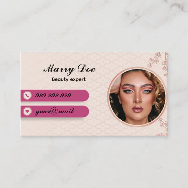 Beauty Business Card | Zazzle