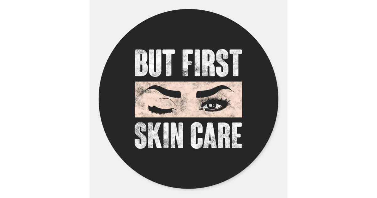 Beauty Esthetician Skin Care Classic Round Sticker | Zazzle
