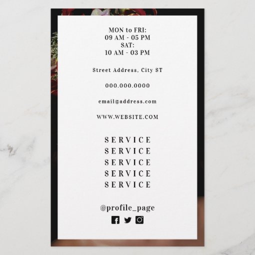 Beauty girl model flyer | Zazzle