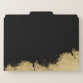 Beauty Gold Dusted Mascara Eye Lashes Luxurious File Folder | Zazzle