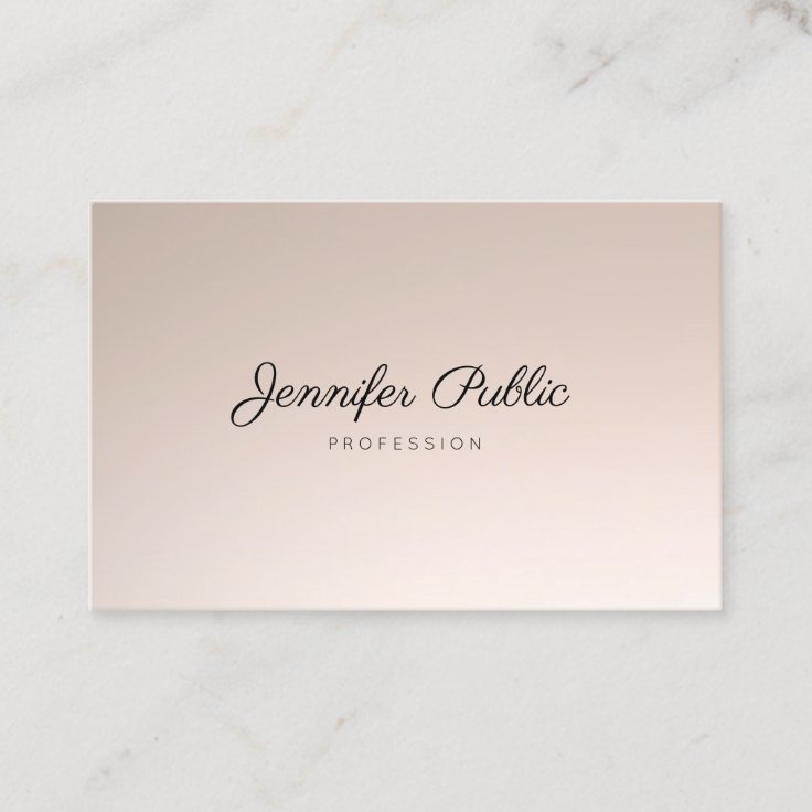 Beauty Hair Salon Handwritten Script Cosmetologist Business Card | Zazzle