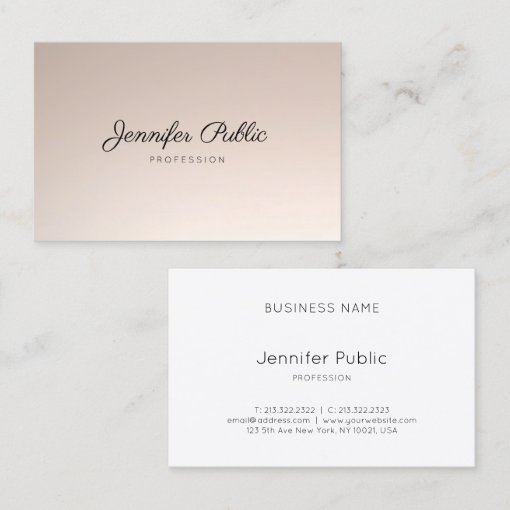 Beauty Hair Salon Handwritten Script Cosmetologist Business Card | Zazzle