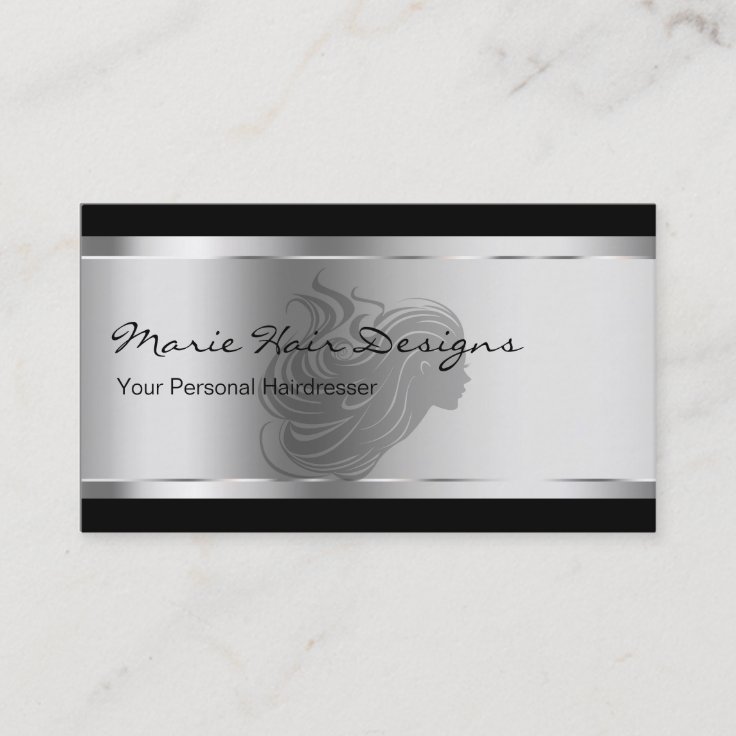 Beauty Hairdresser Business Cards | Zazzle