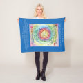 Beauty in Life Cancer Poem Chemo Fleece Blanket | Zazzle