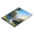 Beauty of a Peaceful River in the Pine Forest Notebook | Zazzle