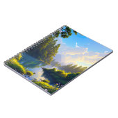 Beauty of a Peaceful River in the Pine Forest Notebook | Zazzle