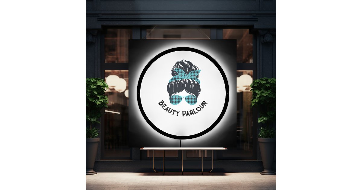 Beauty Parlour LED Sign | Zazzle
