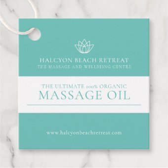 Beauty product aqua ingredient barcode label tag | Zazzle