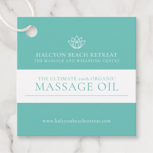 Beauty product aqua ingredient barcode label tag | Zazzle