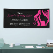 Beauty Salon (deep pink) Banner | Zazzle