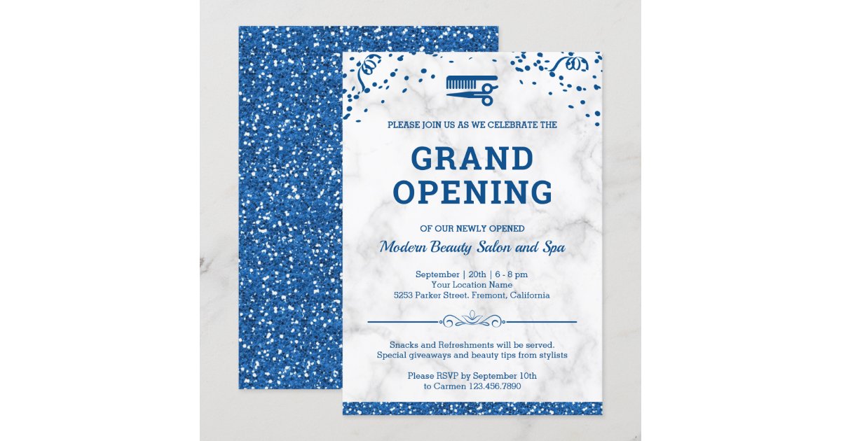 Beauty Salon Grand Opening Invitation | Zazzle